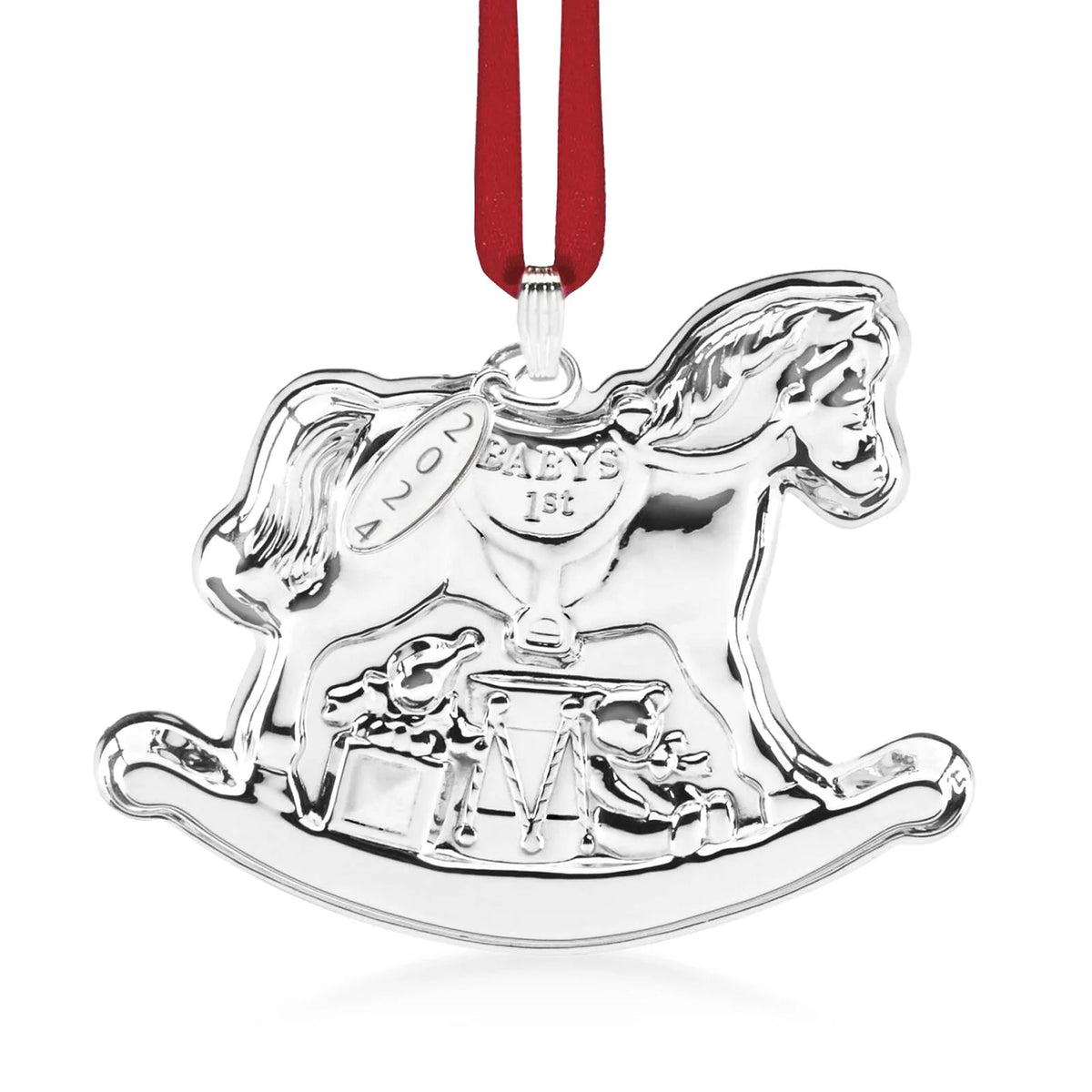 Reed & Barton 2024 Sterling Silver Baby Rocking Horse – Irish Crystal ...